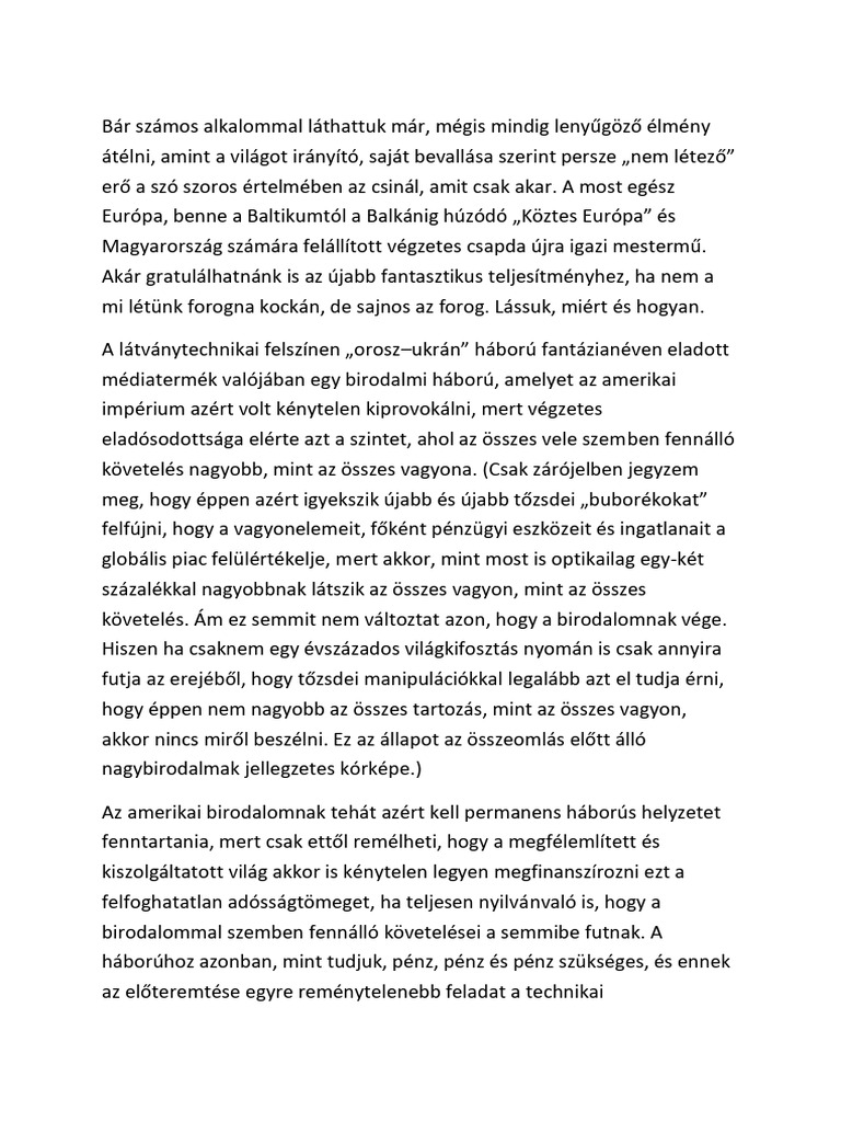 Bogár László - Csapdában | PDF