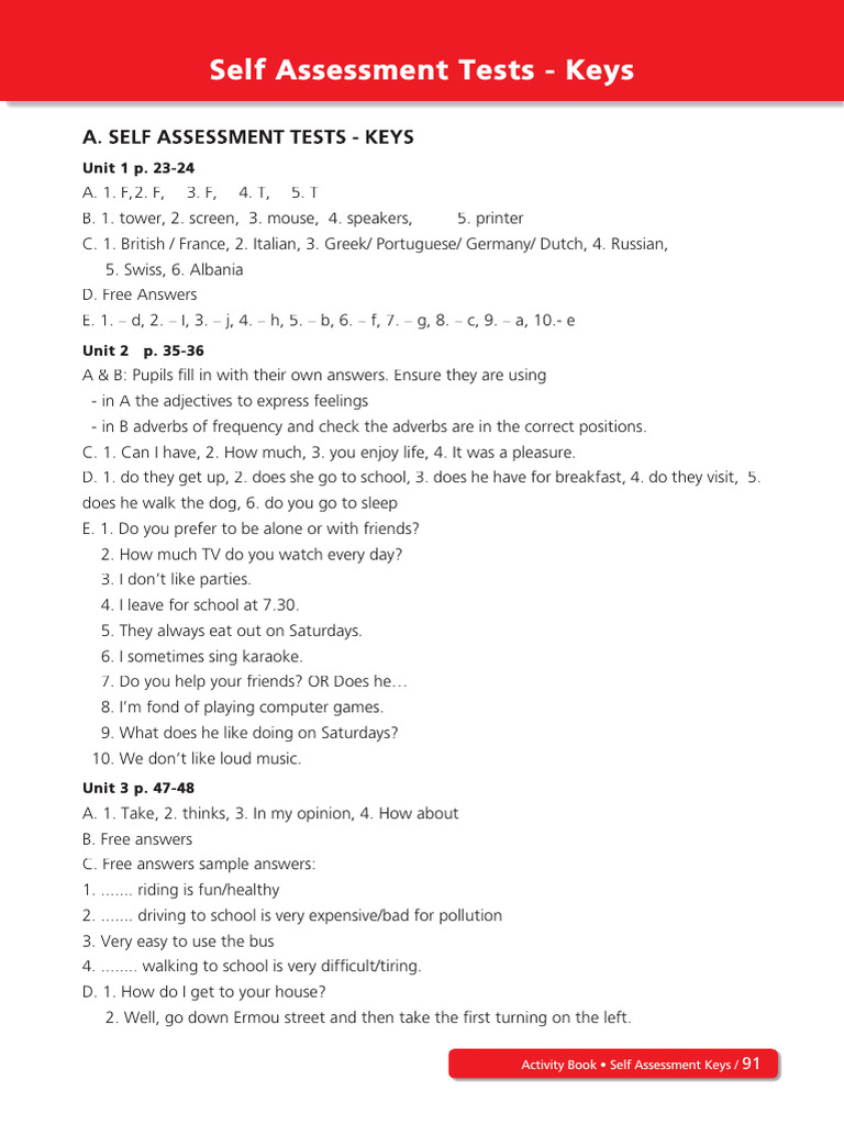 Pages From Keys Self Assessment Tests | PDF