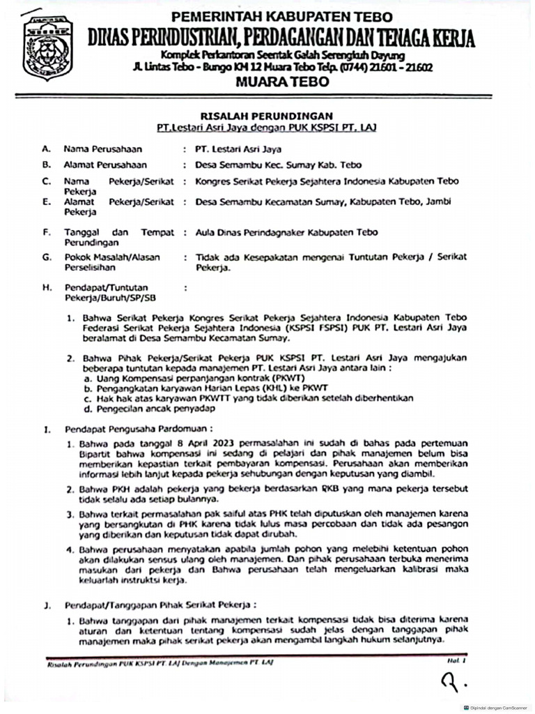 Tripartit 23 Mei 2023 | PDF