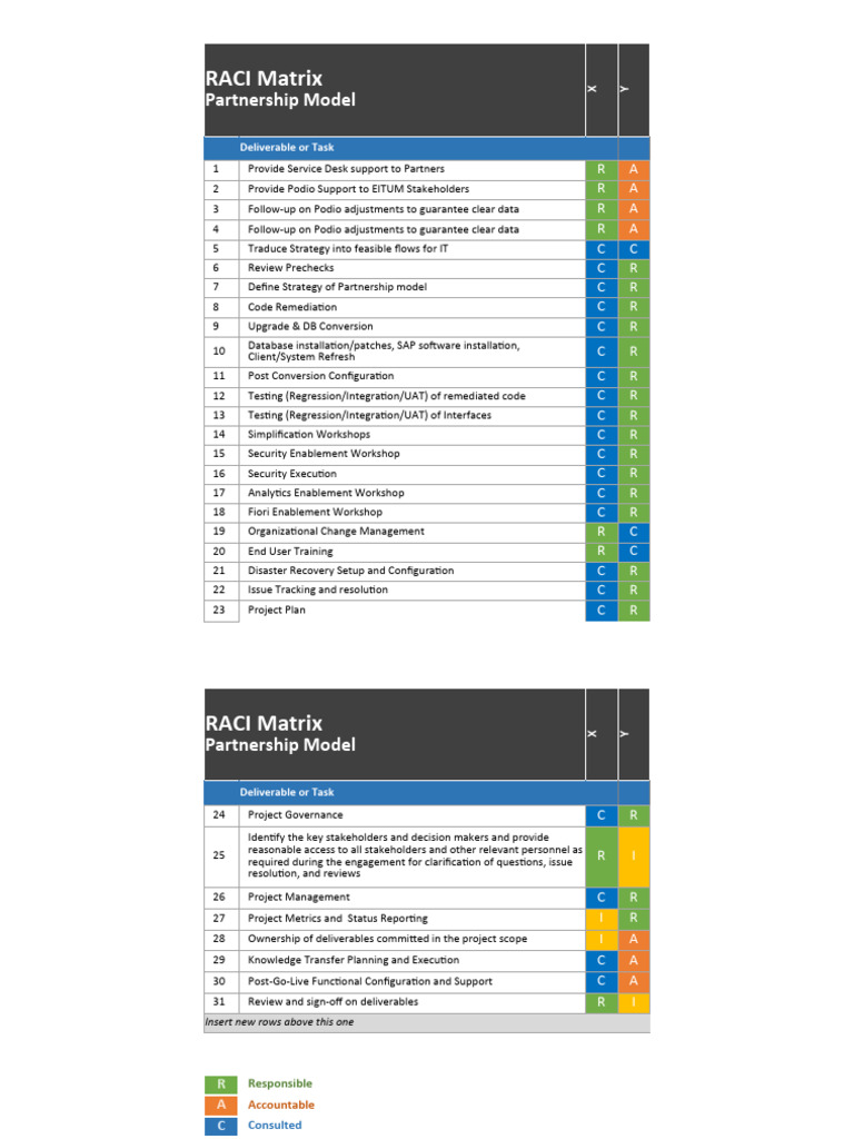 RACI ERP Migration | PDF | Enterprise Resource Planning | Computing