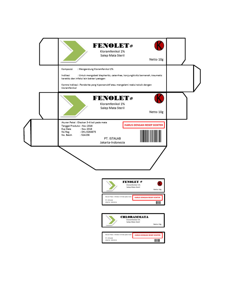 KEMASAN Salep-Mata | PDF