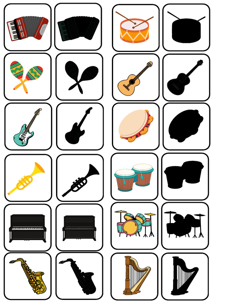 Juego Instrumentos en La Sombra! | PDF | Arte
