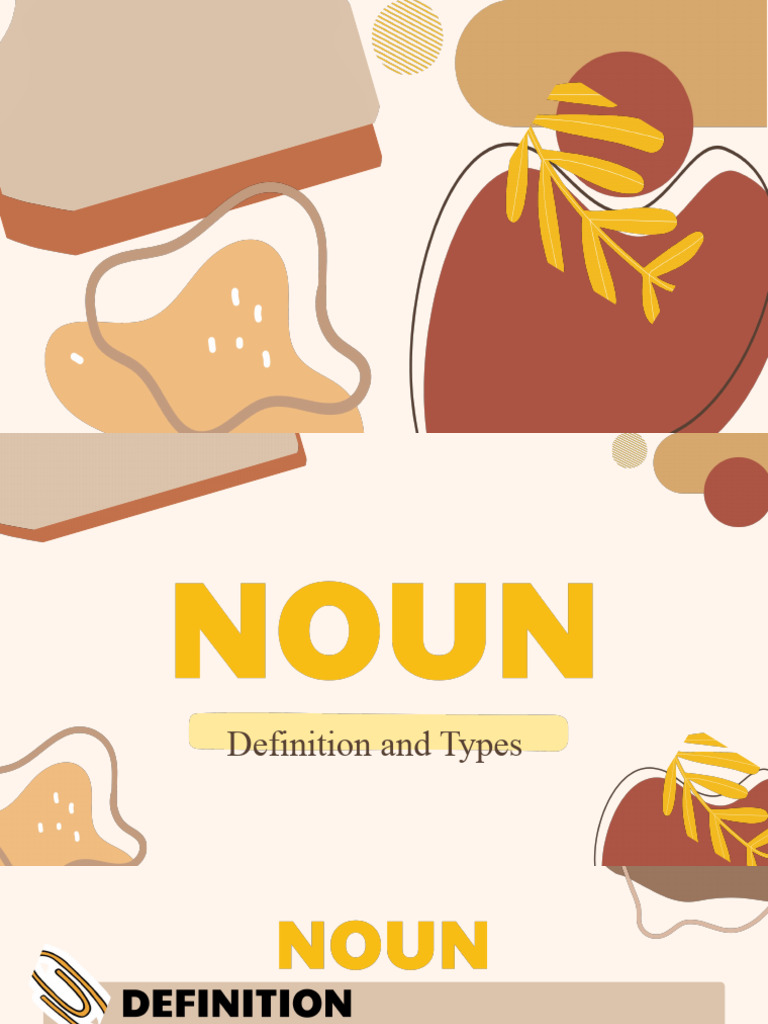 Noun and Inflection Structures of English Report | PDF | Noun ...