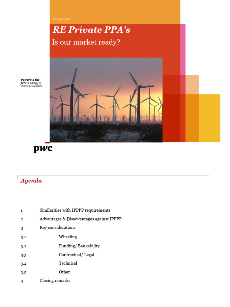 Private PPAs vs. IPPPP: Key Insights | PDF | Electric Power ...