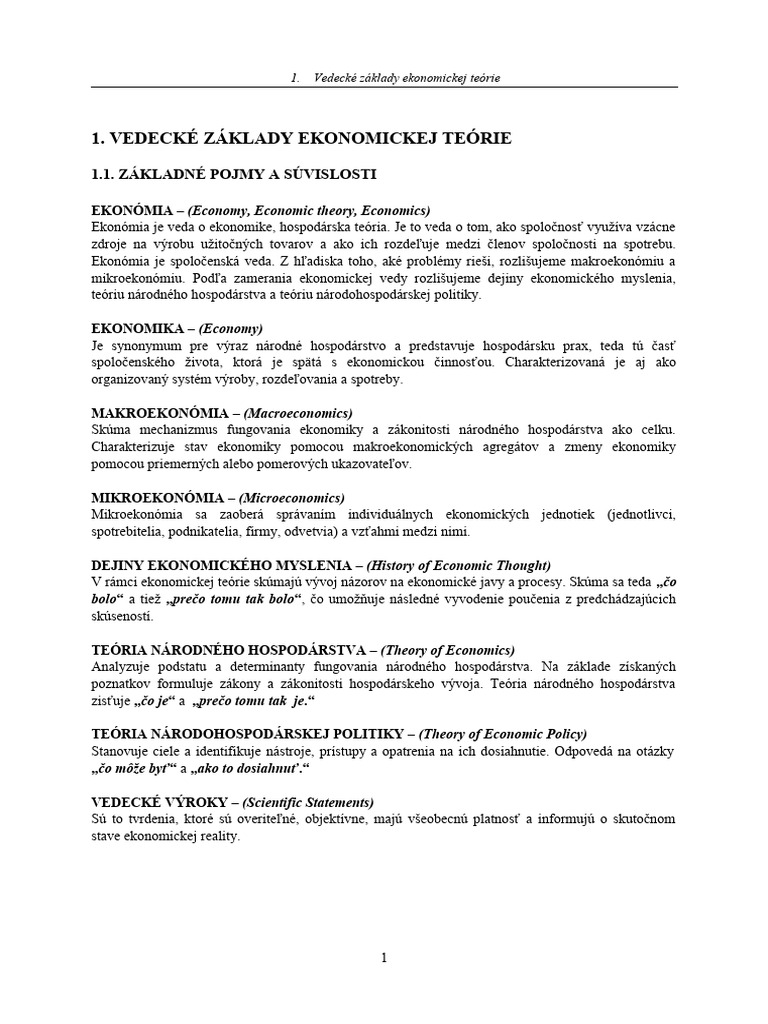 1. základné pojmy | PDF