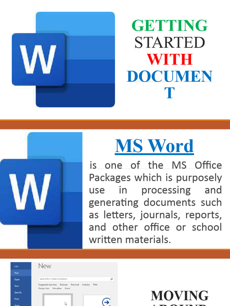 Quarter 1 Getting Started With Document | PDF | Page Layout | Software