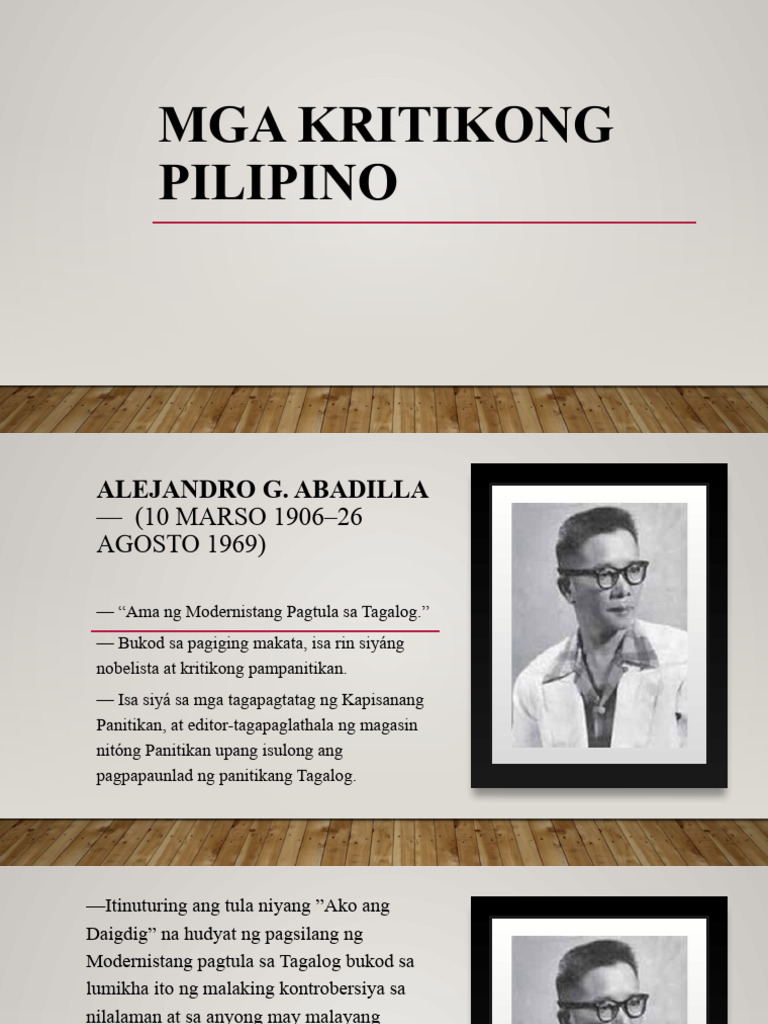 Mga Kritiko NG Pilipinas | PDF