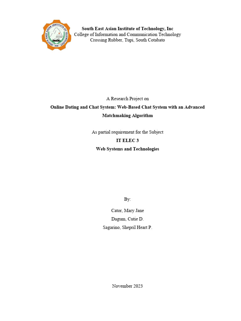 Web Proposal Final | PDF | Privacy | Online Chat