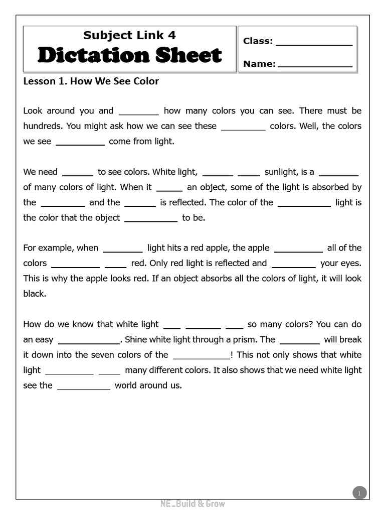 Subject Link 4 - Dictation - PDF | PDF