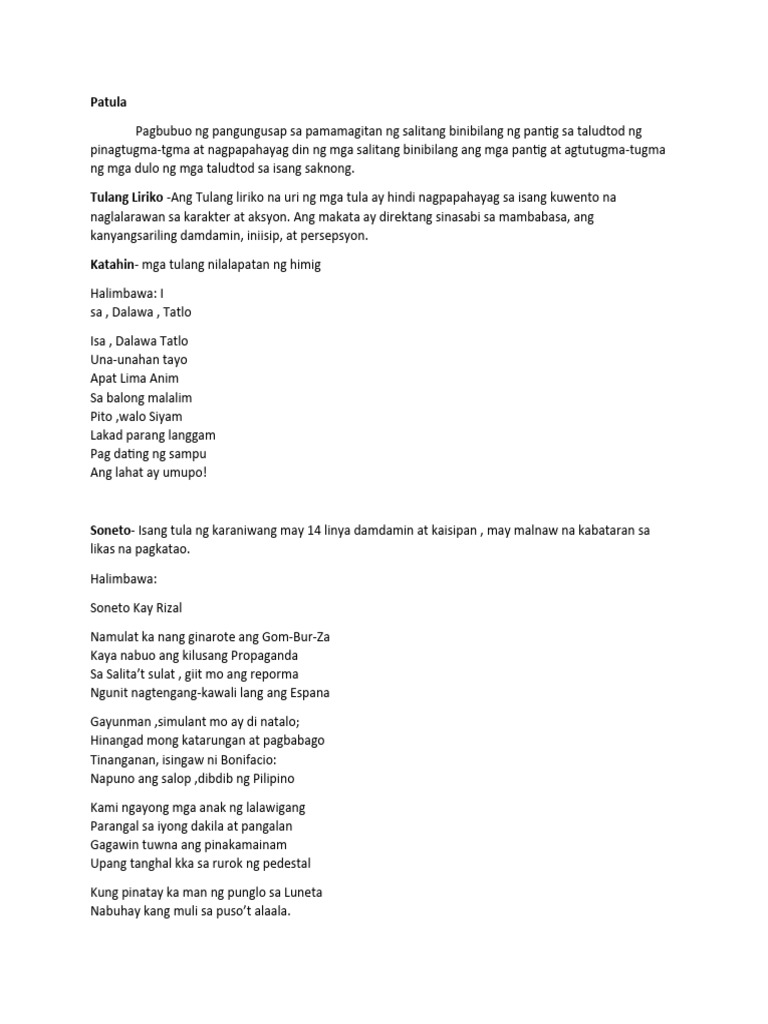 Patula | PDF
