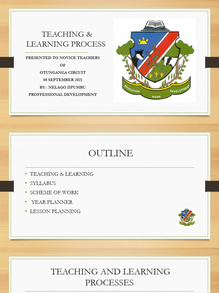 Teaching and Learning Process | PDF | Curriculum | Learning