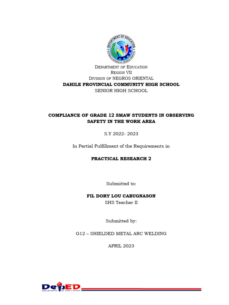 CH 1 2 3 Format 1 Smaw | PDF | Welding | Construction