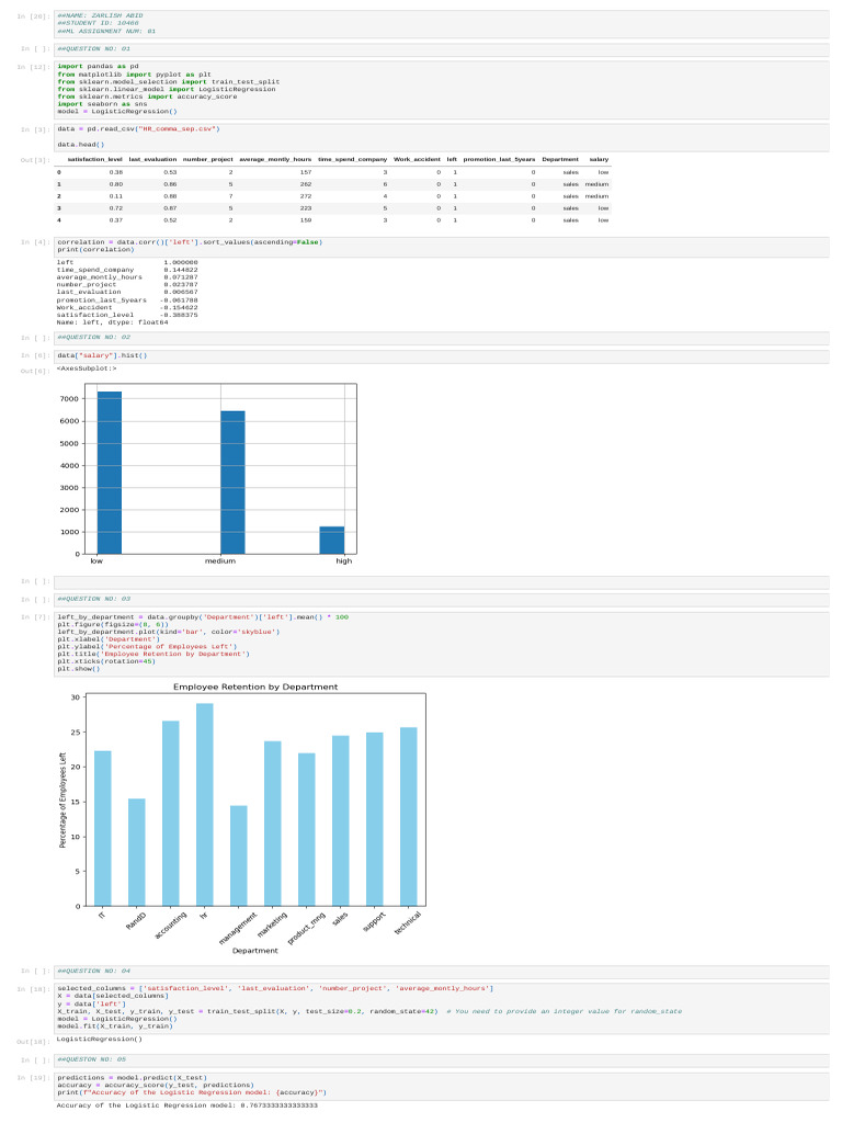 ML Assignment 01 | Download Free PDF | Econometrics | Computational Science