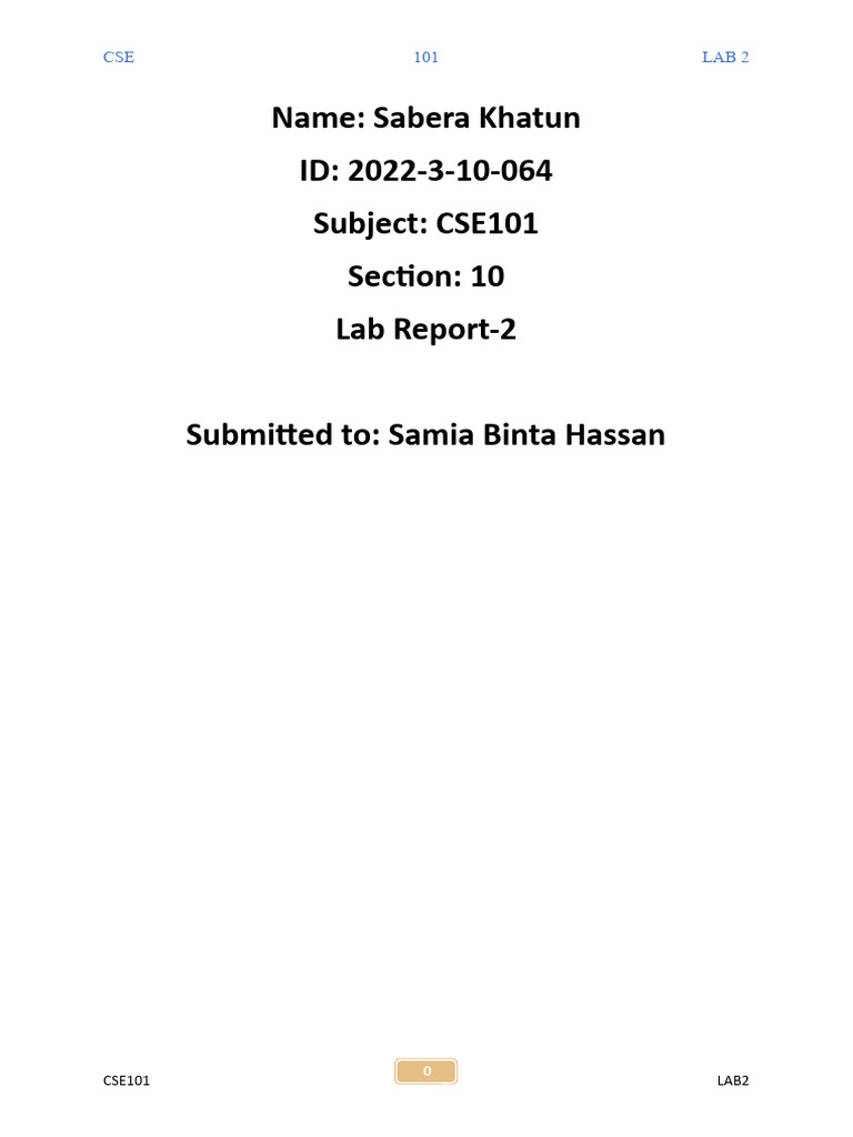Cse Lab 2 | PDF Cse Lab 2 | PDF