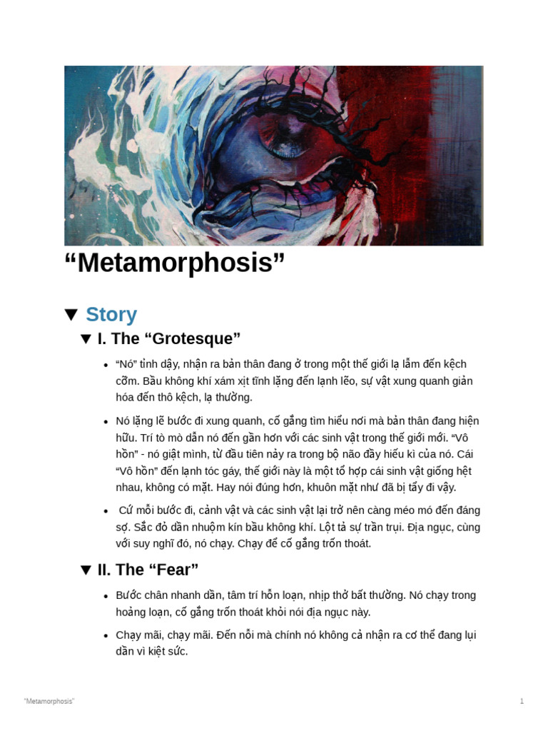 Metamorphosis | PDF