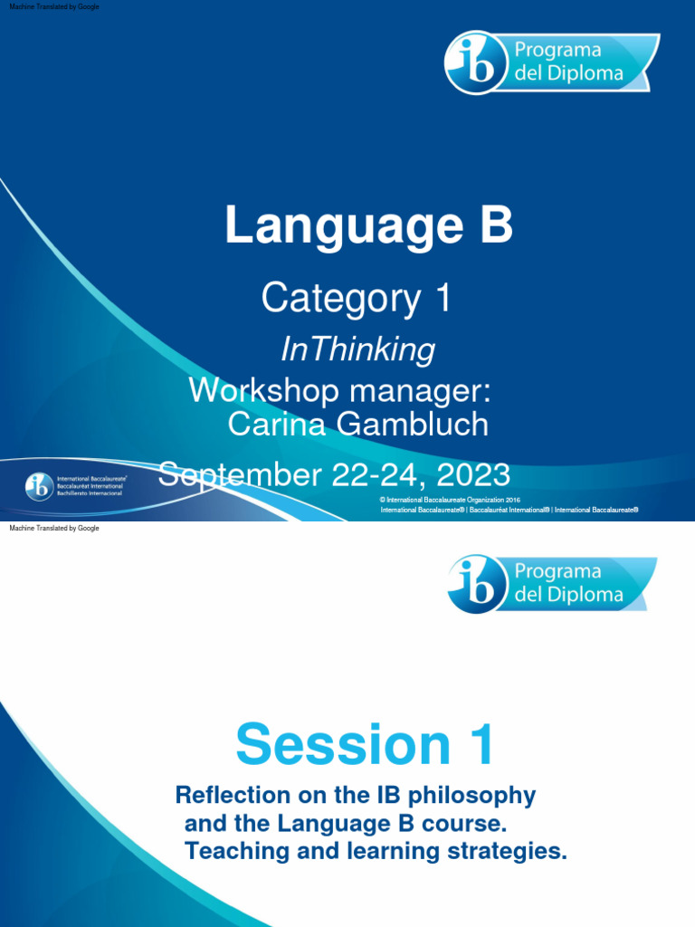 Lang B Workshop 2023 | PDF | Communication | Reading Comprehension