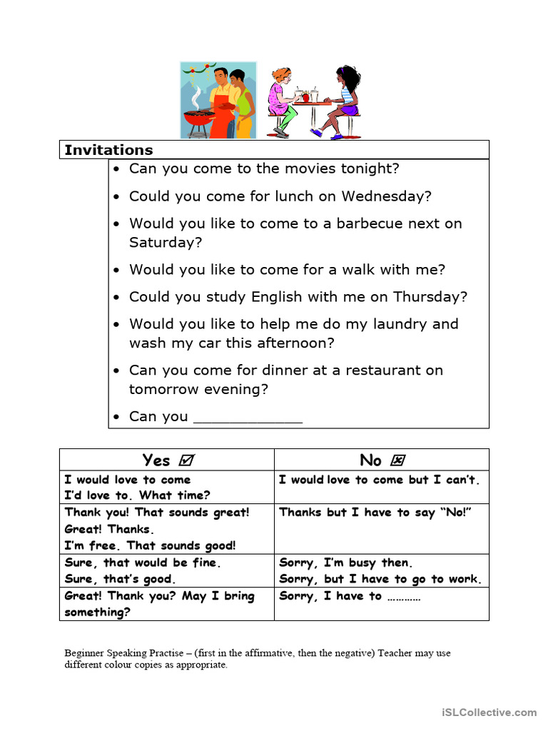 Invite Accept Refuse | PDF