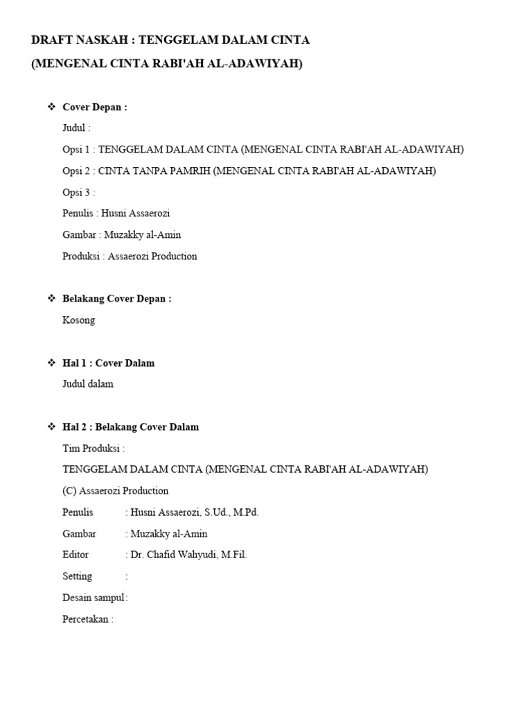 Draft Naskah | PDF
