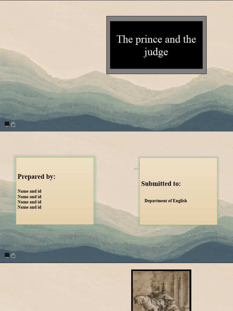 The Prince and the Judge Analysis | PDF