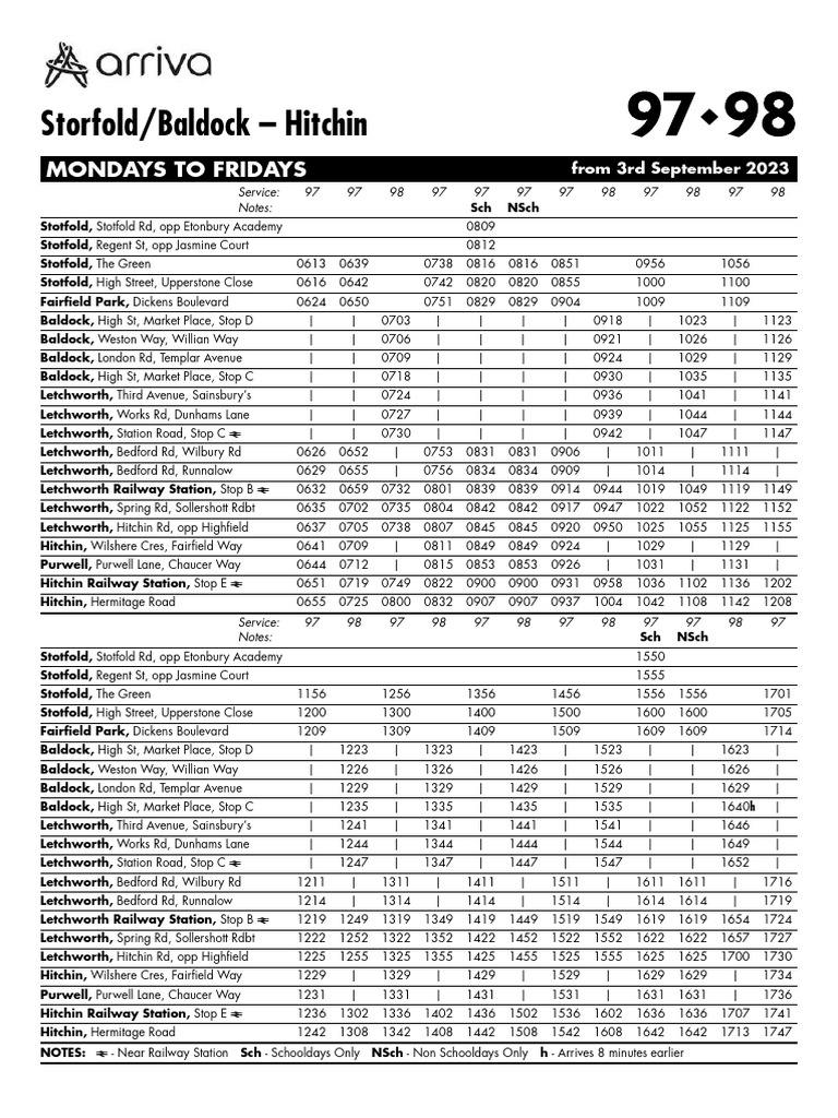 Timetable 20230903 21bca427 | PDF
