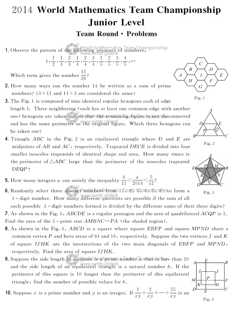 WMTC Official 2014 Junior | PDF
