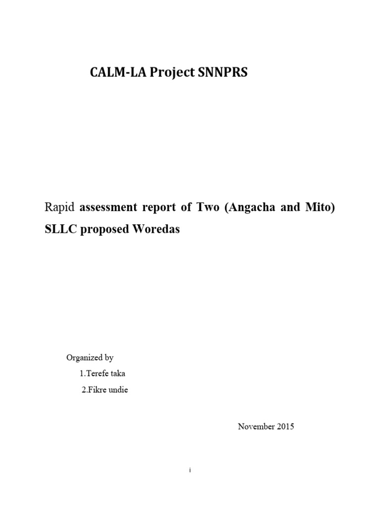 Land Certification in SNNPRS | PDF | Information