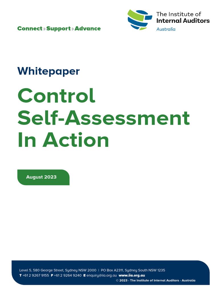 Control Self-Assessment | PDF | Internal Audit | Audit