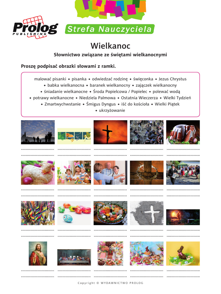 Slownictwo Wielkanoc | PDF