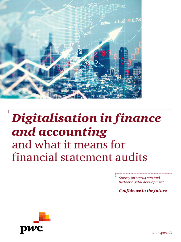 PWC Digitalisation in Finance 2018 | PDF | Financial Audit | Audit