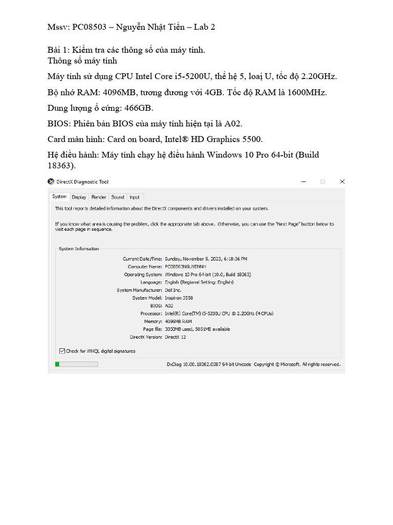 Bài 1 - Guideline Window 8.1 | PDF