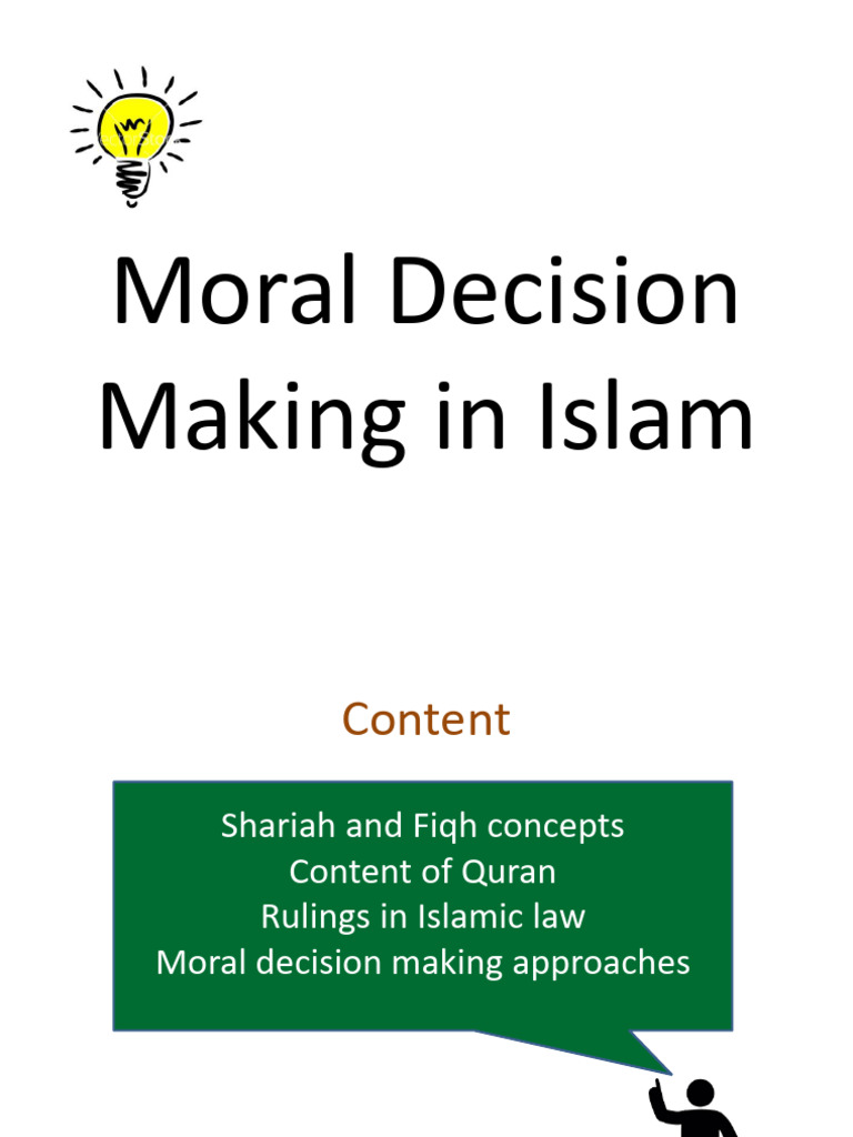 Shariah Principles in Moral Decision Making | PDF | Hadith | Caliphate