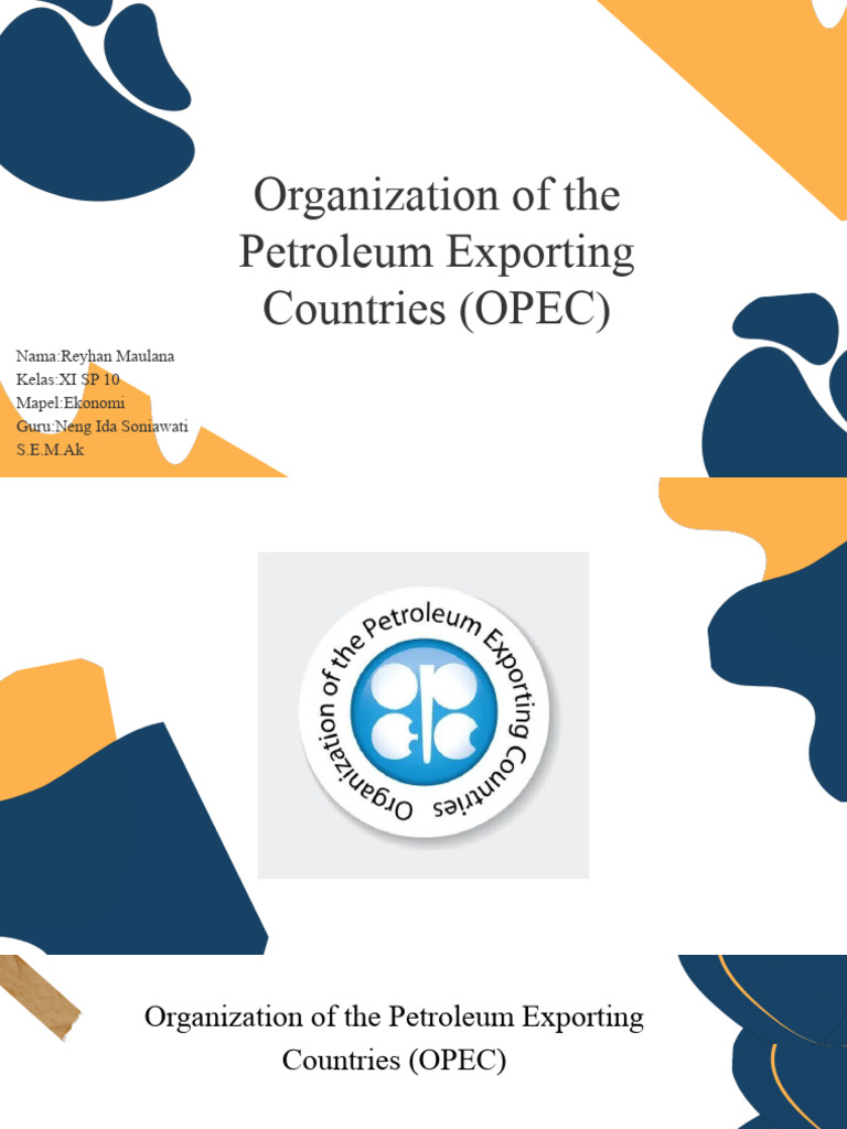 Organization of The Petroleum Exporting Countries (OPEC) | PDF