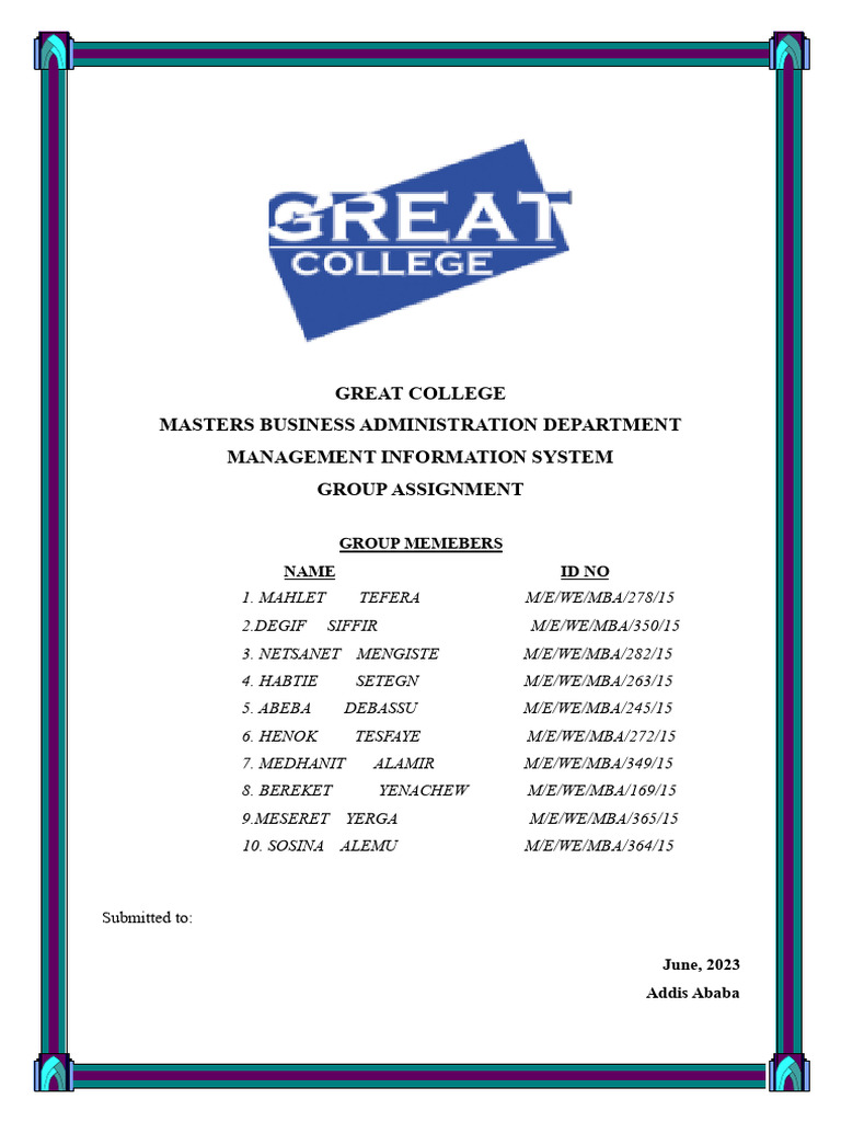 Mis Group Assignment | PDF | United Parcel Service | Subscription Business Model