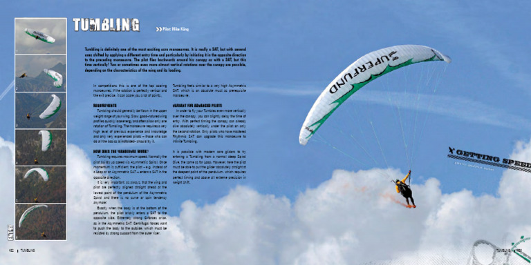 Acrobatics Excerpt 05 | PDF | Parachute | Rotation