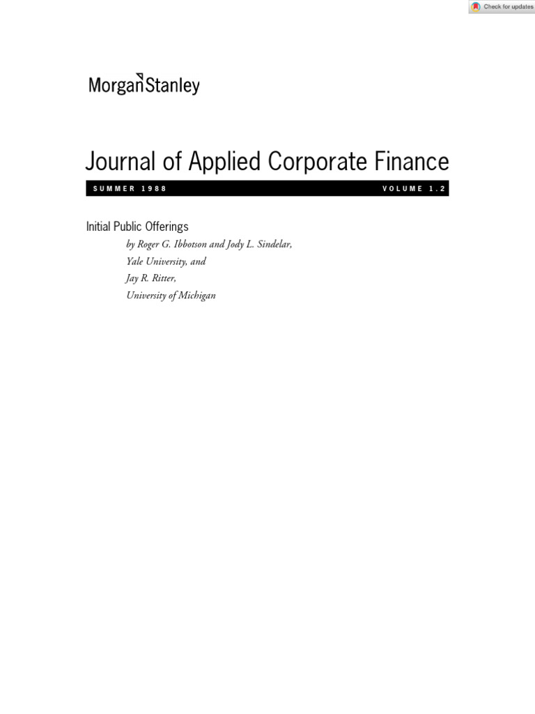 Initial Public Offerings | PDF | Initial Public Offering | Underwriting