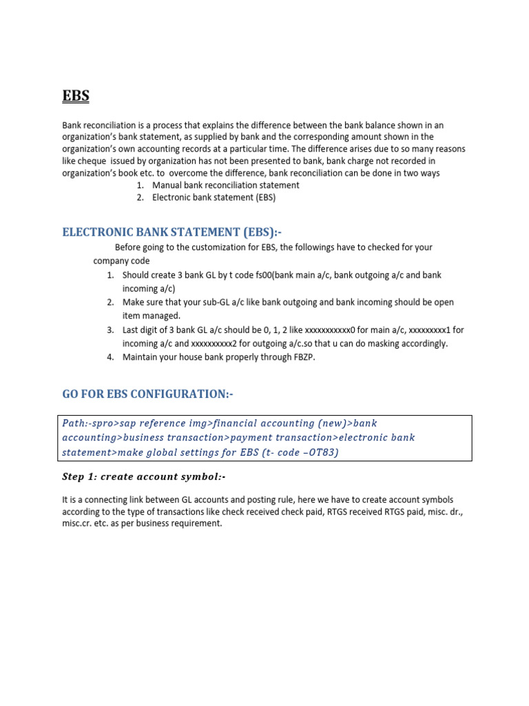 EBS - Documents-1 | PDF | Banks | Cheque