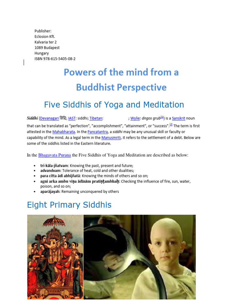 Buddhist Powers of The Mind | PDF | Panic Disorder | Anxiety