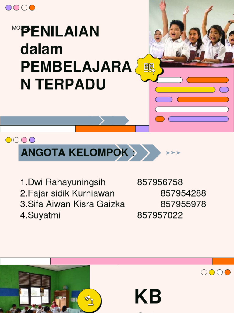 Modul 5. Pembelajaran Terpadu | PDF