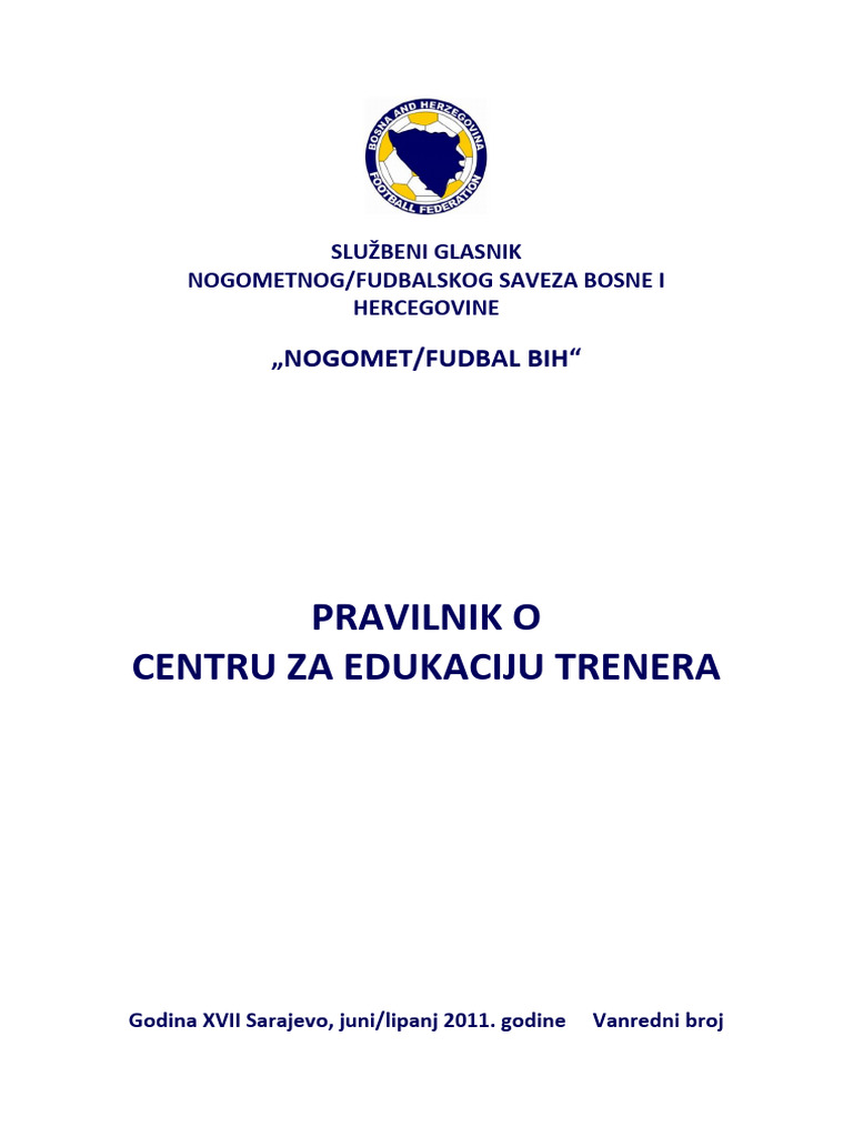 Pravilnik o Centru Za Edukaciju | PDF