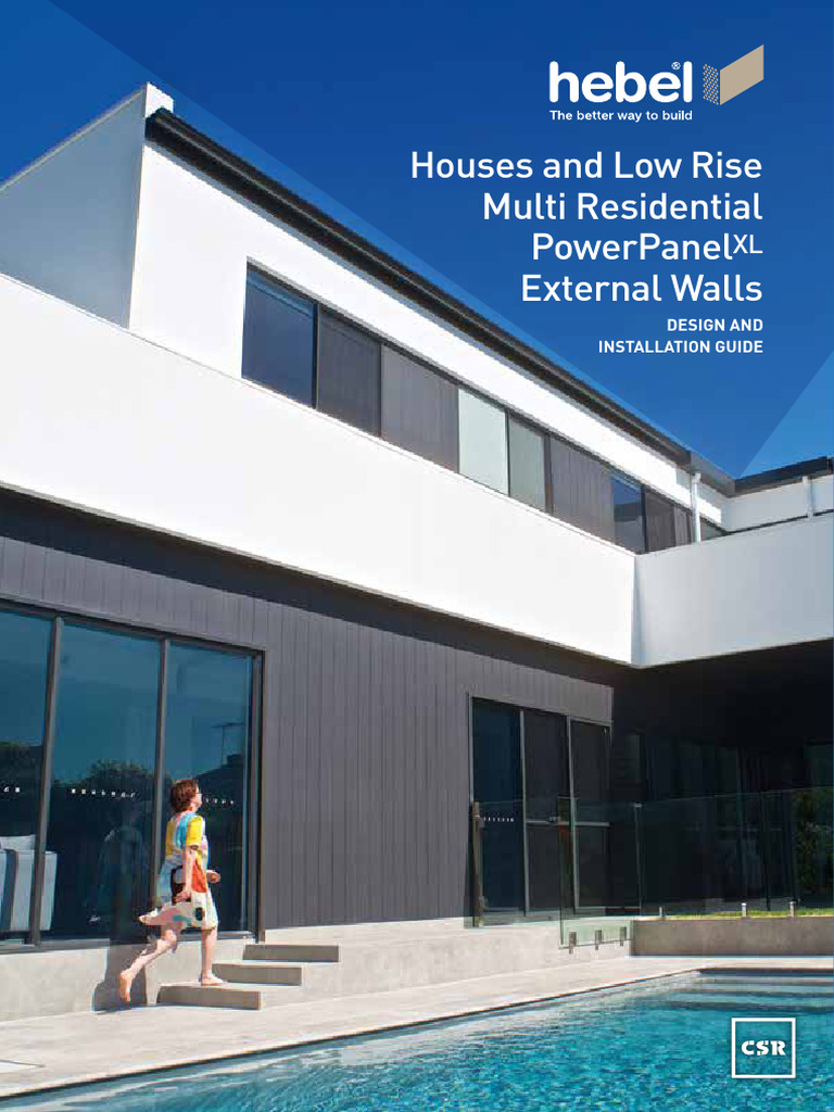 Houses and Low Rise Multi Residential External Walls PowerPanelXL ...