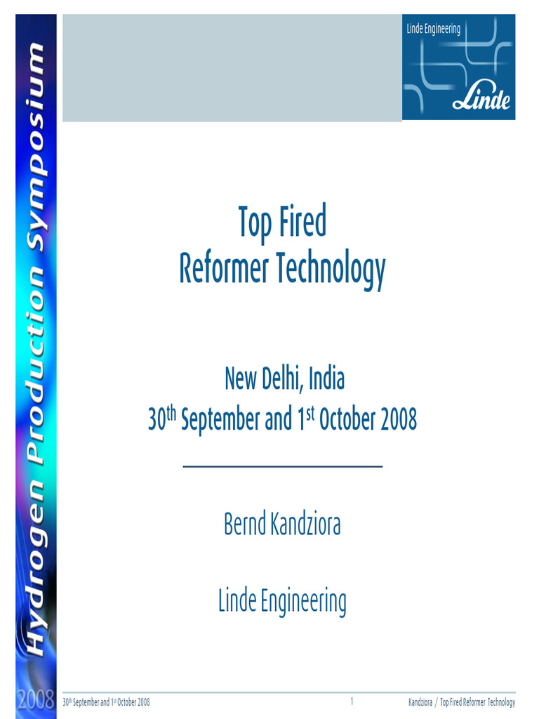 04 - Advantages of Top Fired Reformer Technology | PDF | Energy ...