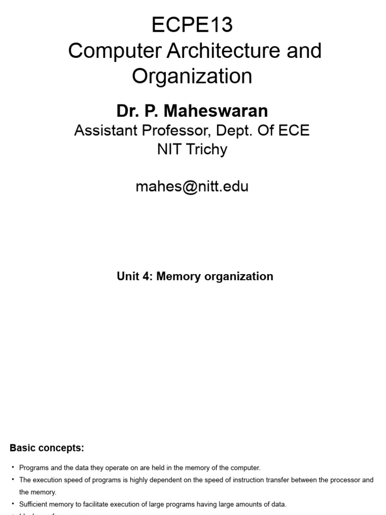 Unit 4 | PDF | Computer Data Storage | Cpu Cache
