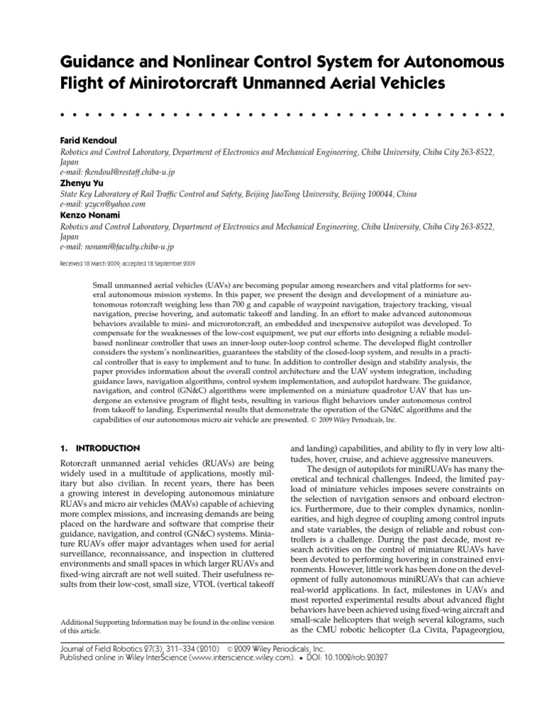 2009 Guidance - and - Nonlinear - Control - System - Fo | Download Free ...