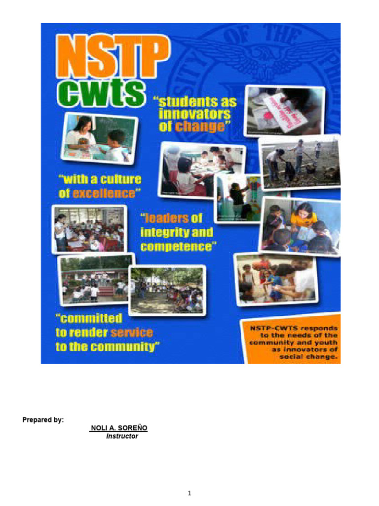 NSTP Module | PDF | Leadership | Transformational Leadership