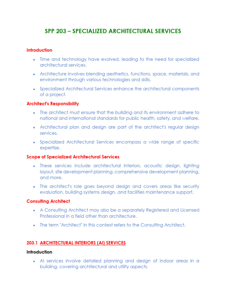 SPP 203 | Download Free PDF | Architect | Building