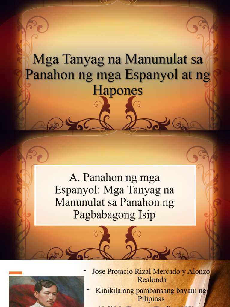 Mga Tanyag Na Manunulat | PDF