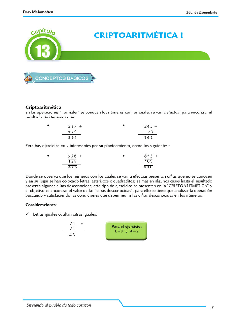 Raz Matem 2do Sec 2023 | PDF | Matemáticas | Notación Matemática