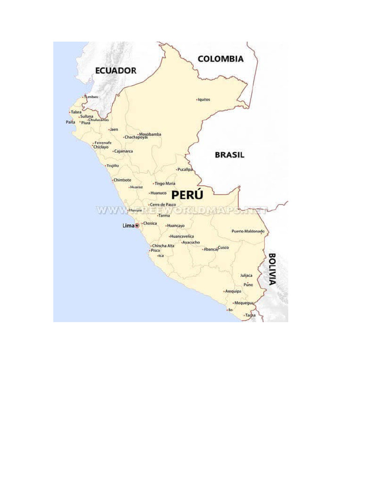 Mapa Peru | PDF