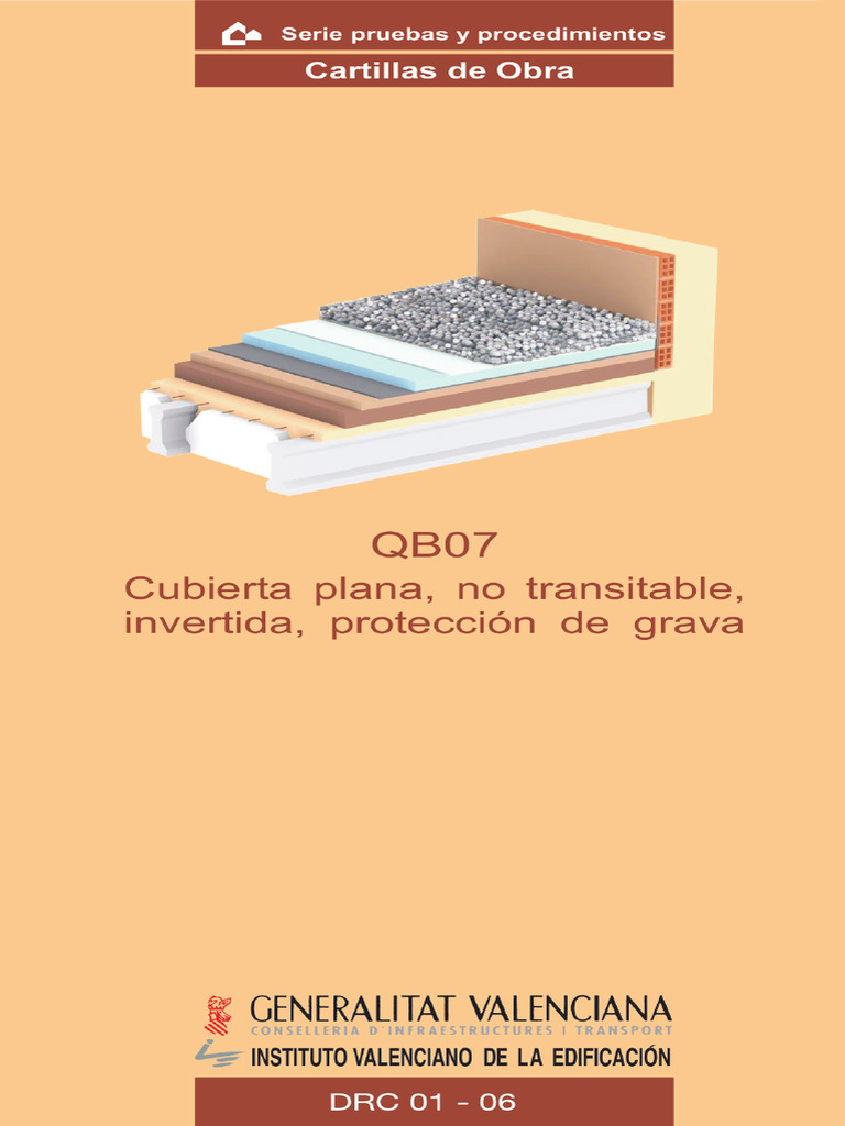 COC - QB07 Cubierta Plana, No Transitable, Invertida, Grava | PDF ...