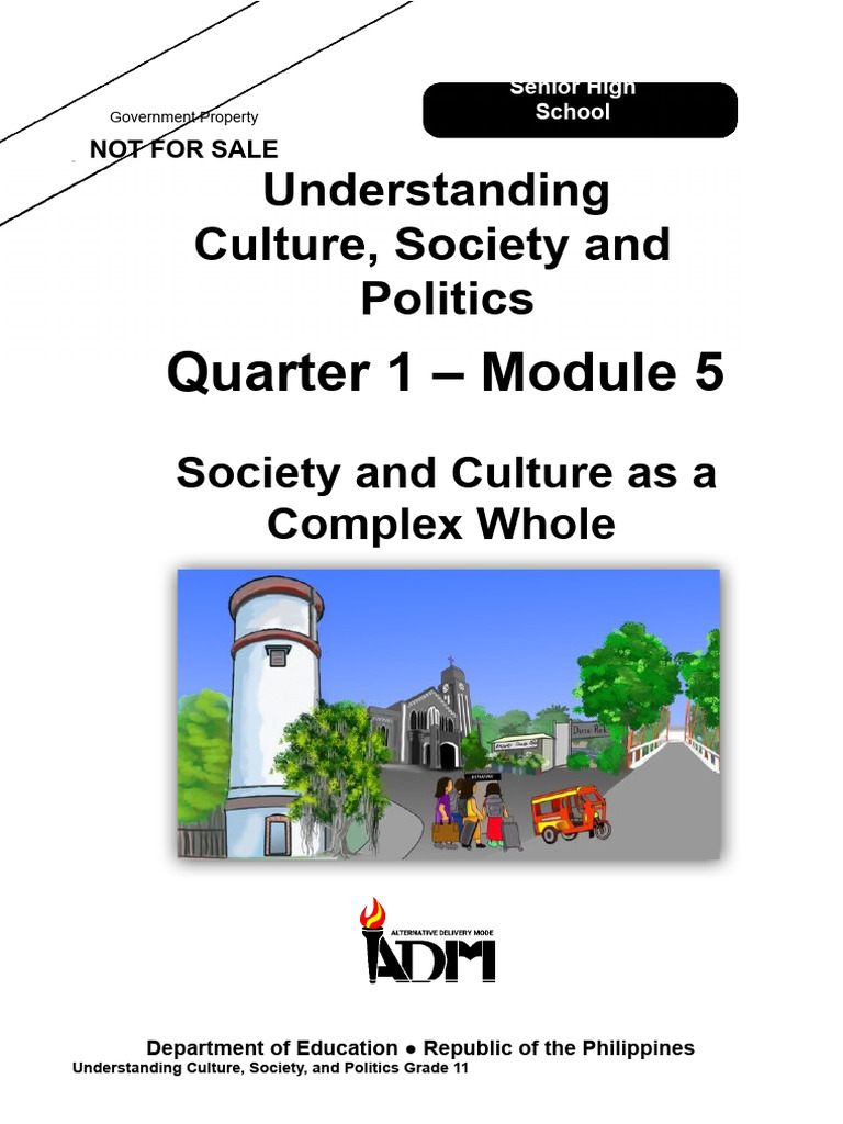 Ucsp q1 Mod5 Cultureascomplex v2-1 | PDF